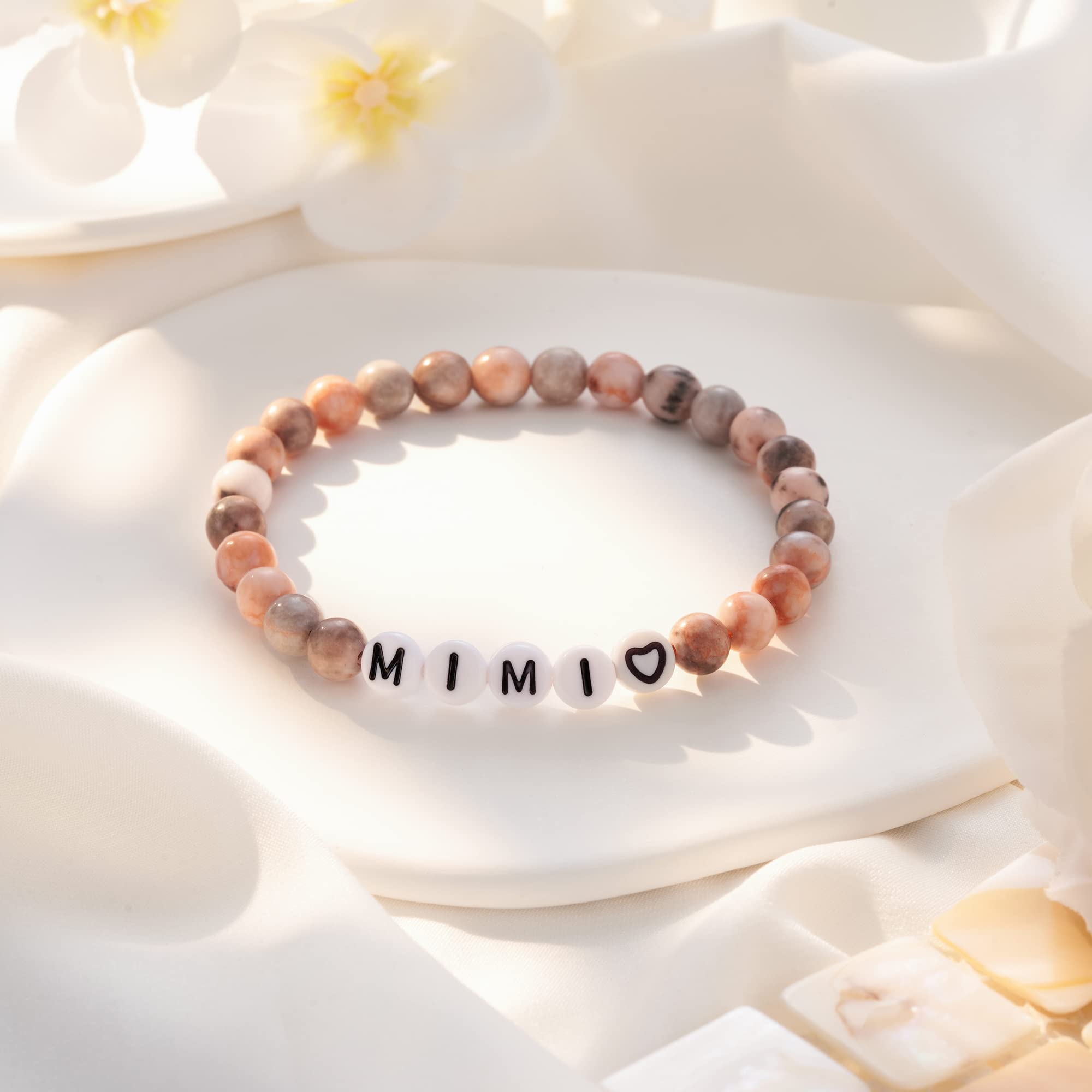 LAVEIR Mimi Gifts, Gifts for Grandmother Grandma Mimi Jewelry Bracelet Best Elderly Grandma 60th 70th 80th Birthday Mothers Day Gifts for Women from Granddaughter