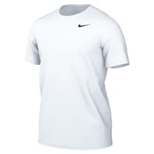 nike men's dri-fit legend fitness t-shirt white | black 2xl