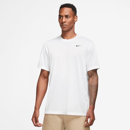 Nike Men's Dri-Fit Legend Fitness T-Shirt White | Black 2XL