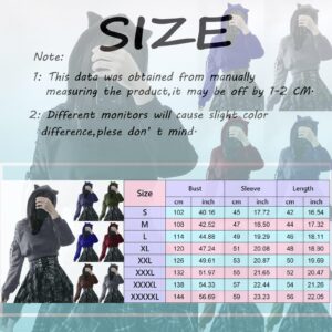 Aniywn Teen Girls Hoodies Cute Cat Ear Crop Top Gothic Hooded Sweatshirt Women Casual Long Sleeve Pullover Hodies