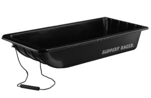 slippery racer heavy duty durable multi purpose utility sled for hauling, supplies, equipment, gear, hunting, ice fishing and wood. (1)