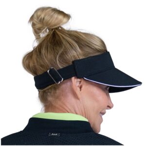 jofit apparel women’s athletic clothing jo visor for golf & tennis, one size, black