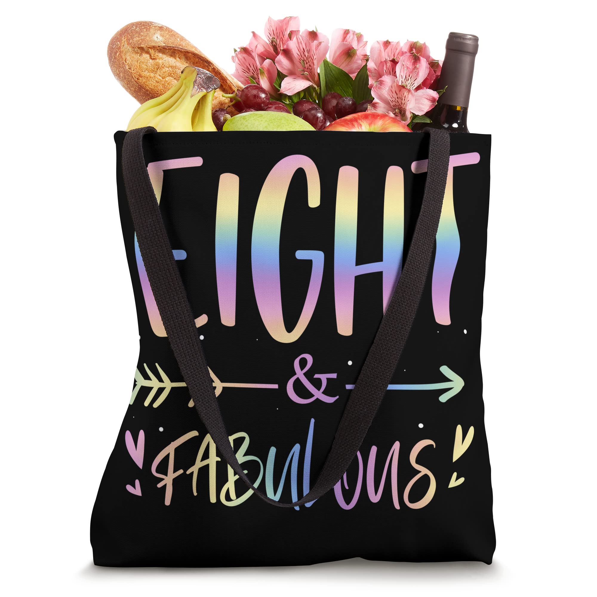 Eight And Fabulous 8th Birthday Girl Tie Dye 8 Years Old Kid Tote Bag