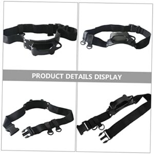 GAFOKI 1pc Adjustable Accessories Kayak Labor-Saving Straps Holder Belt Outdoor Waist Pole Portable for Belts Rod Fishing Accessory Tool Reel Lure Waders Essential Supplies Surf Wader