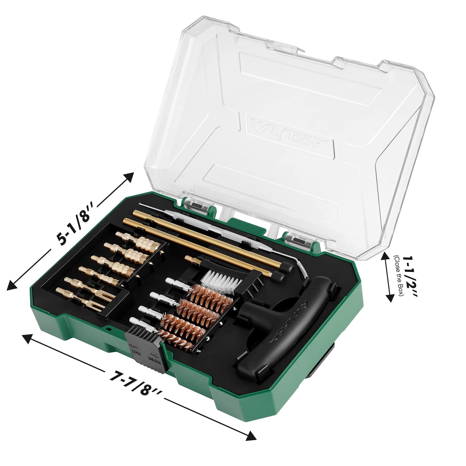 FLISSA Universal Handgun Cleaning Kit and 16-in-1 Multitool