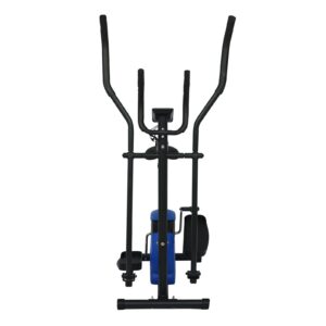 USYFAKGH Elliptical Exercise Machine, Elliptical Machine for Home Use, Adjustable Elliptical, with Rate and LCD Monitor, 220.46Lb Weight Capacity (Blue, 1208)