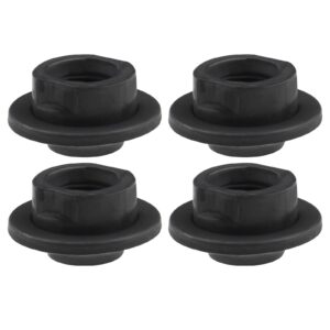 create idea 4pcs rear axle nuts replacement bicycle axle nut track nut bicycle wheel nut bike accessories for mountain bike training vehicle 3/8"