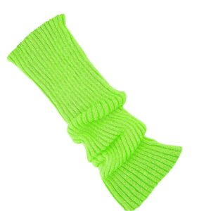 leg warmers for women thigh high ribbed knit crochet boot cuffs topper socks winter bohemian boot socks extra long thigh high leg warmer for party dance sports light green