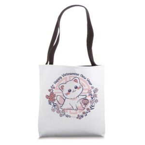 happy vietnamese new year 2023 tote bag