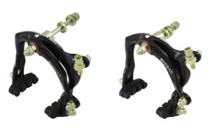 weeras 2-piece bicycle brake calipers road bike v aluminum bicycle brake replacement set