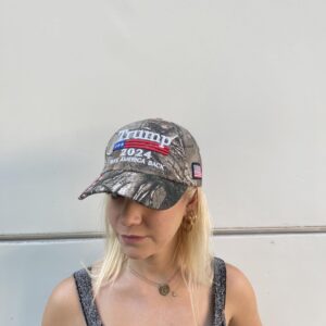 MADE in USA Trump Hat 2024 Take America Back Camo Hat Adjustable Cap Hat Presidential Election Campaign