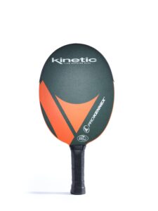 prokennex ovation speed ii - pickleball paddle with toray t700 carbon fiber inlay - comfort pro grip - usapa approved (forest green/orange) (cover not included)