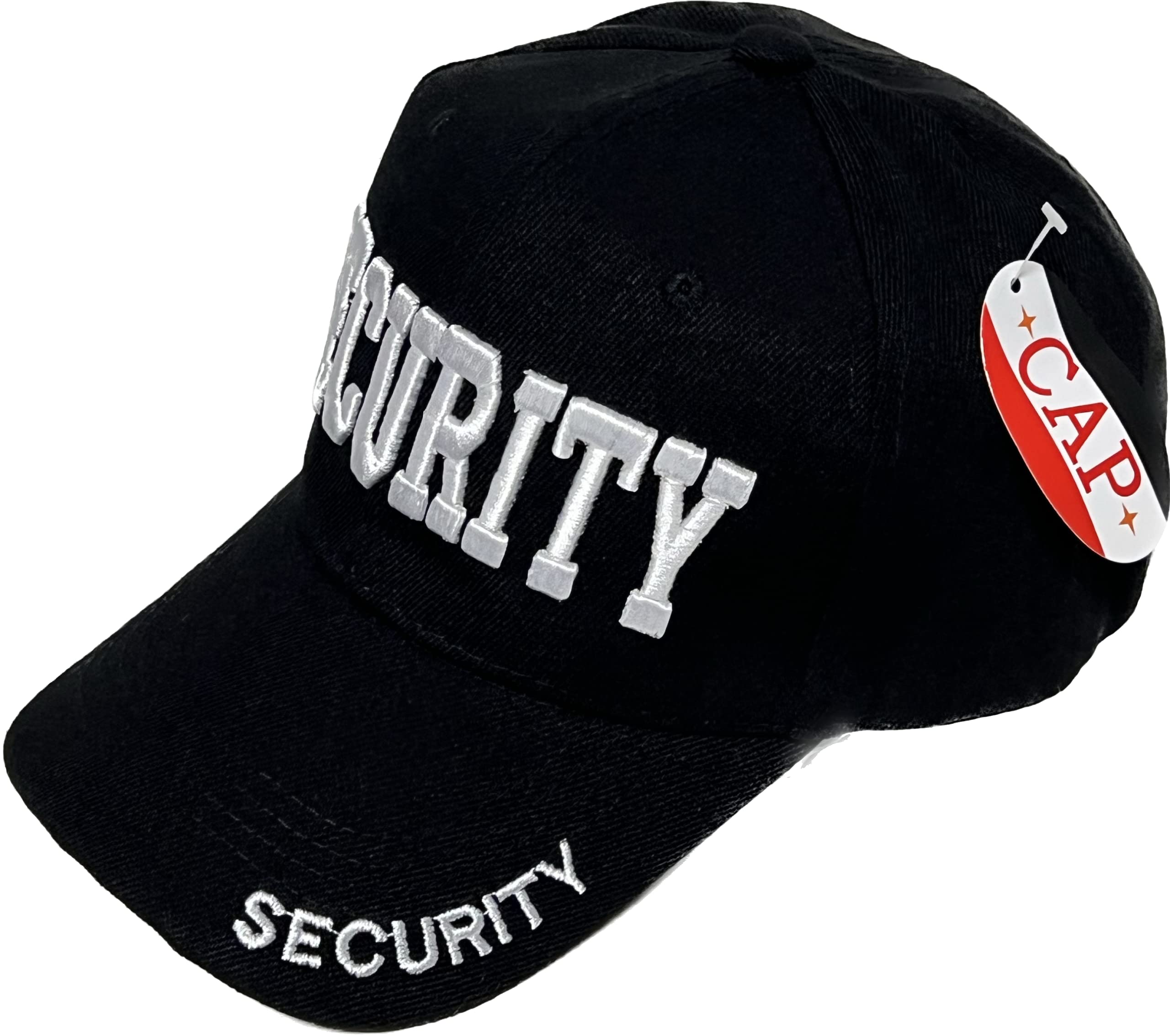 Mrlahat Security Baseball Cap Adjustable 3D Embroidered for Men Women Black