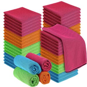 50 pcs cooling towel 40" x 12" ice towel yoga towel gym accessories cool hiking gifts soft breathable chilly towel for neck sport running workout fitness camping golf more activities