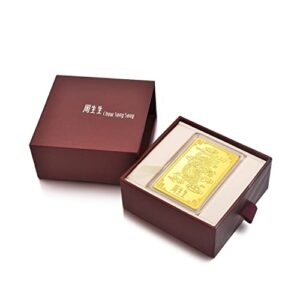 CHOW SANG SANG 999.9 24K Solid Gold Price-by-Weight 19.98g Gold Dragon Bullion for Women and Men 938449