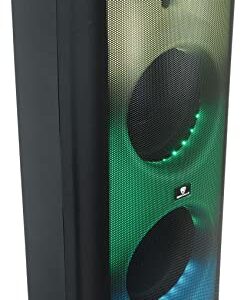 Rockville BASS Party 10 Dual 10" Portable Battery LED Party Bluetooth Speaker