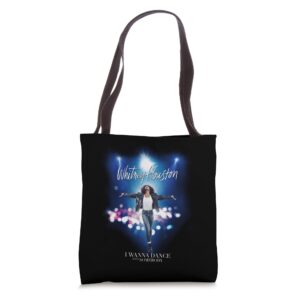 whitney houston i wanna dance with somebody movie tote bag