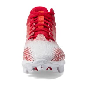 Under Armour Boy's Spotlight 3.0 Rubber Molded (Toddler/Little Kid/Big Kid) Red/White/Metallic Silver 4.5 Big Kid M