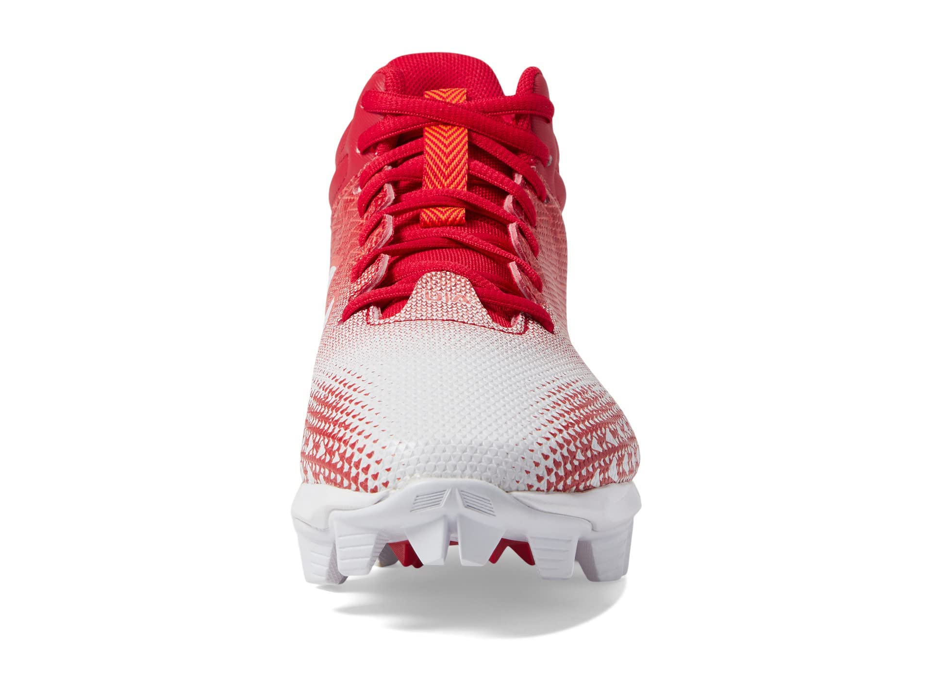 Under Armour Boy's Spotlight 3.0 Rubber Molded (Toddler/Little Kid/Big Kid) Red/White/Metallic Silver 4.5 Big Kid M