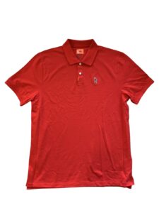 nike tiger woods tw fist pump 82 polo masters championship red (as1, alpha, l, regular, regular)