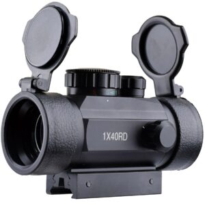 ctoptic tactical 1x40mm reflex red green dot sight riflescope with free 11mm & 20mm mount rails