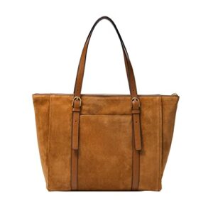 Fossil Carlie Tote, Saddle