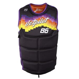 jetpilot bonifay baller neoprene reversible neoprene comp vest-blk/phx-xs