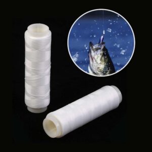 WEISHA Thread Spool 1Roll Nylon High Tensile Elastic Thread Spool Polyester Bait Floating Line Sea Fishing Lure Wire Fishing Tackle Accessories(3)