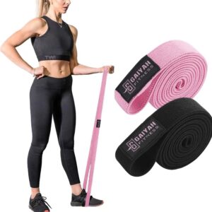 long resistance bands, fabric resistance bands stretch bands for exercise bands resistance bands set elastic resistance bands for working out women resistance bands for physical therapy