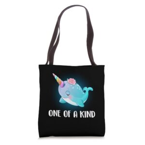 one of a kind t shirt narwhal unicorn shirt narwhal costume tote bag