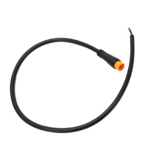 Durable Electric Bike Extension Cable 3 Wire Throttle Brake Sensor Extension Cable Replacement (Male Connector)