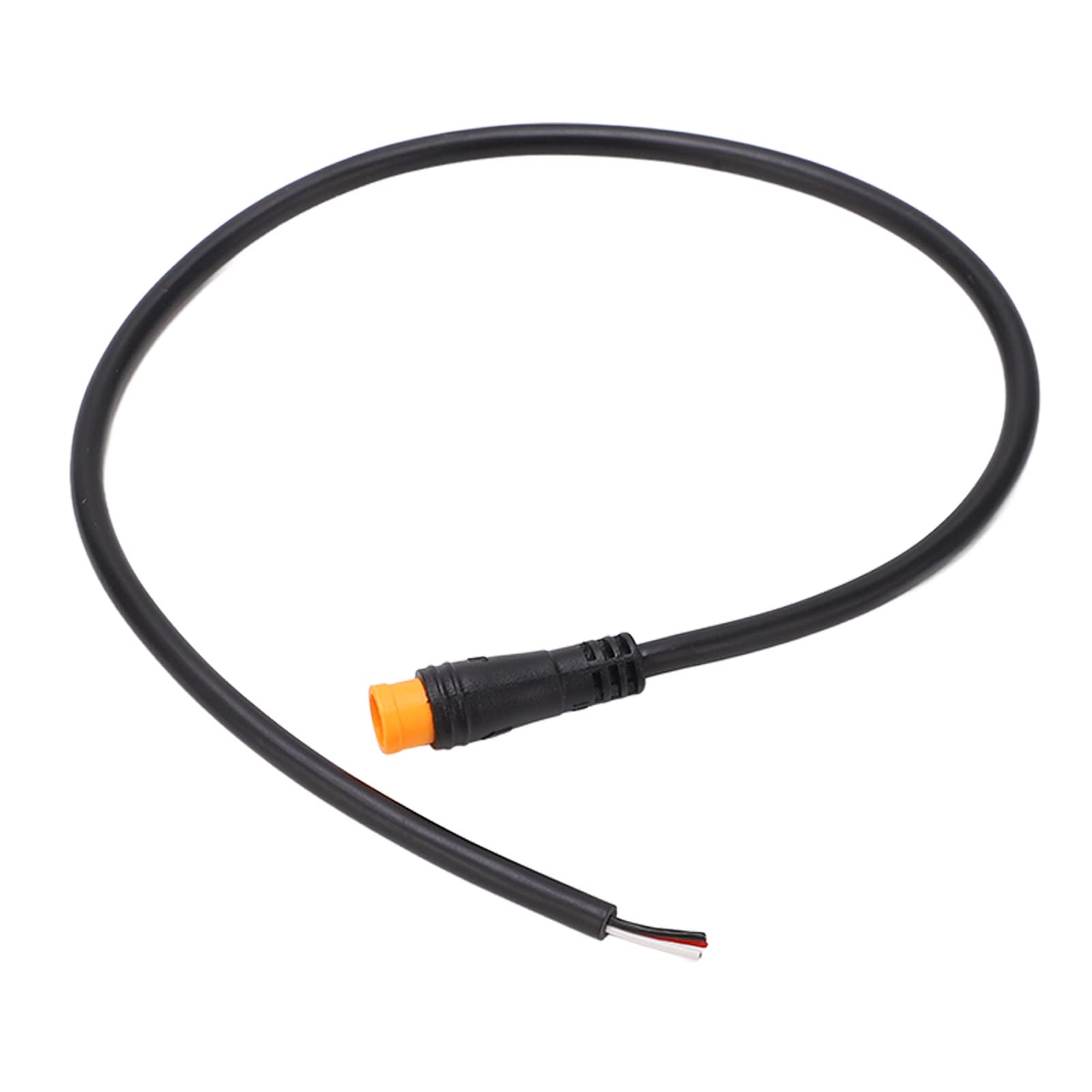 Durable Electric Bike Extension Cable 3 Wire Throttle Brake Sensor Extension Cable Replacement (Male Connector)