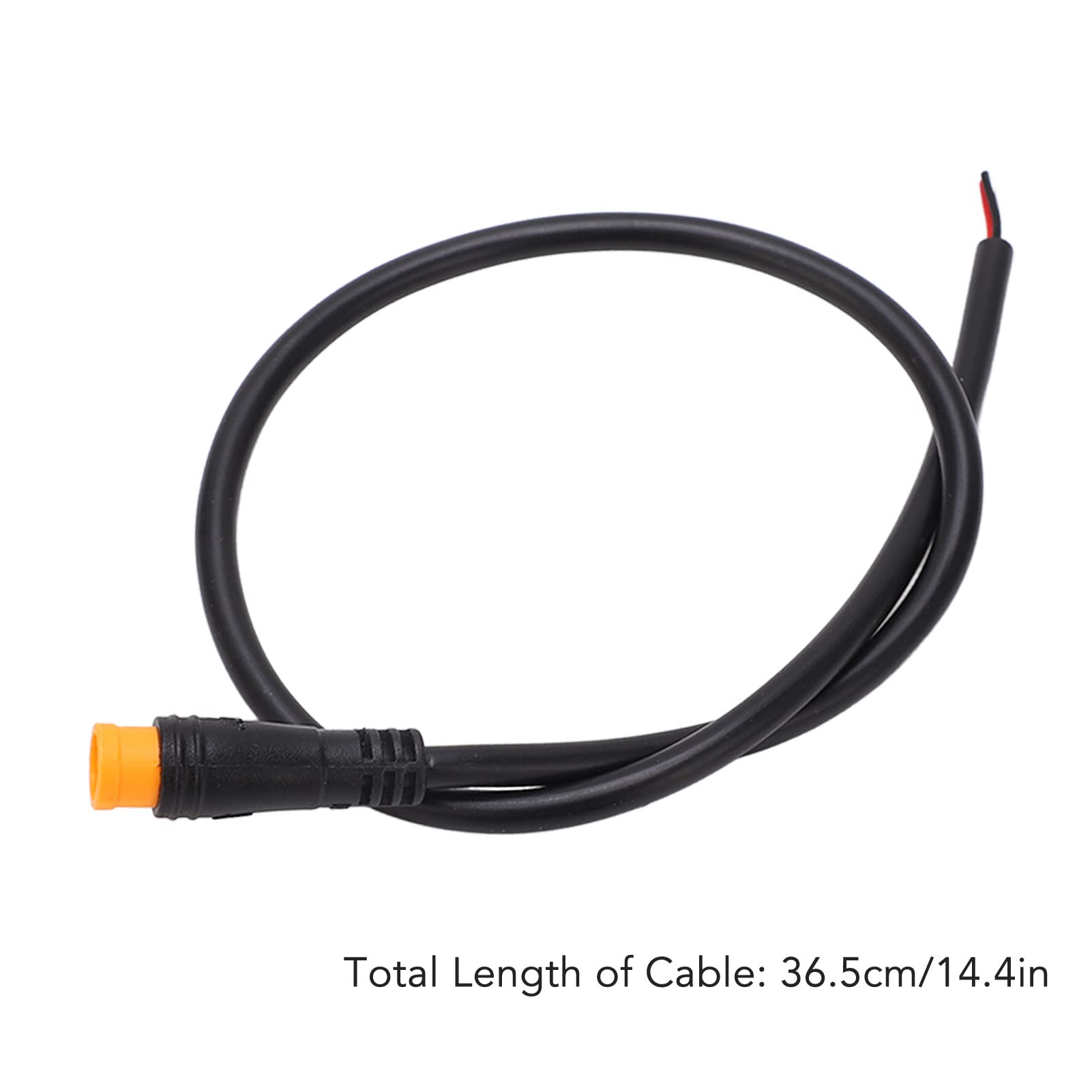 Durable Electric Bike Extension Cable 3 Wire Throttle Brake Sensor Extension Cable Replacement (Male Connector)