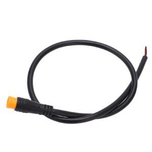 Durable Electric Bike Extension Cable 3 Wire Throttle Brake Sensor Extension Cable Replacement (Male Connector)