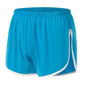 zonbailon mens split side underwear sexy 3inch running shorts no liner low rise lounge boxer trunk