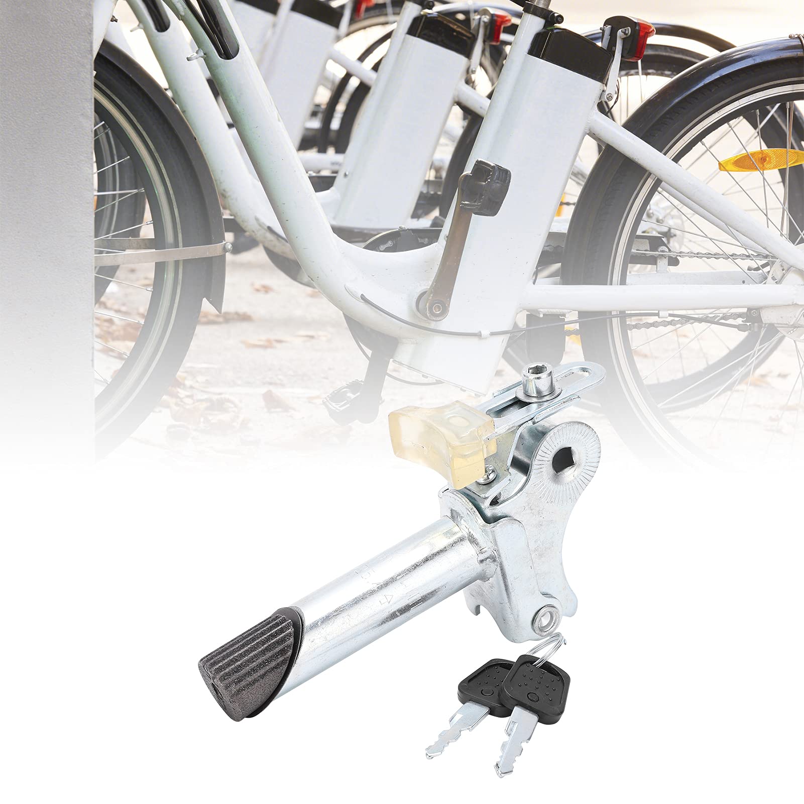 Electric Metal Seatpost Foldable with Anti Theft Key Internal Lock Accessory