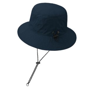 Durio Waterproof Bucket Hats for Men Women Outdoor Packable Sun Hat Summer Hiking hat Fishing Hat Unisex Navy One Size