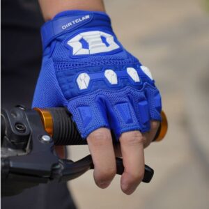 Seibertron Adult Dirtclaw Gloves - BMX MX ATV MTB Road Racing Mountain Bike Cycling Gloves Blue L