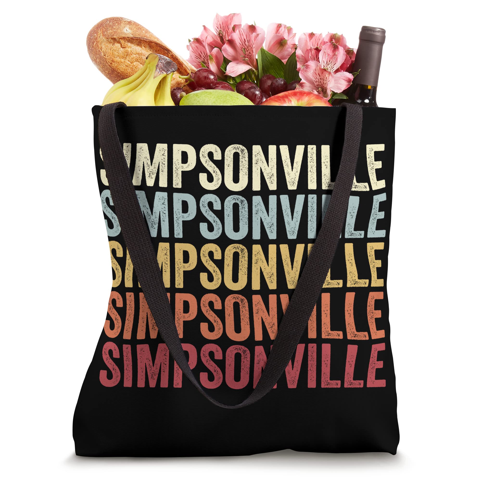 Simpsonville South Carolina Simpsonville SC Retro Vintage Tote Bag