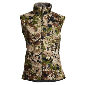 sitka gear women's hunting windproof jetstream vest - optifade subalpine | medium