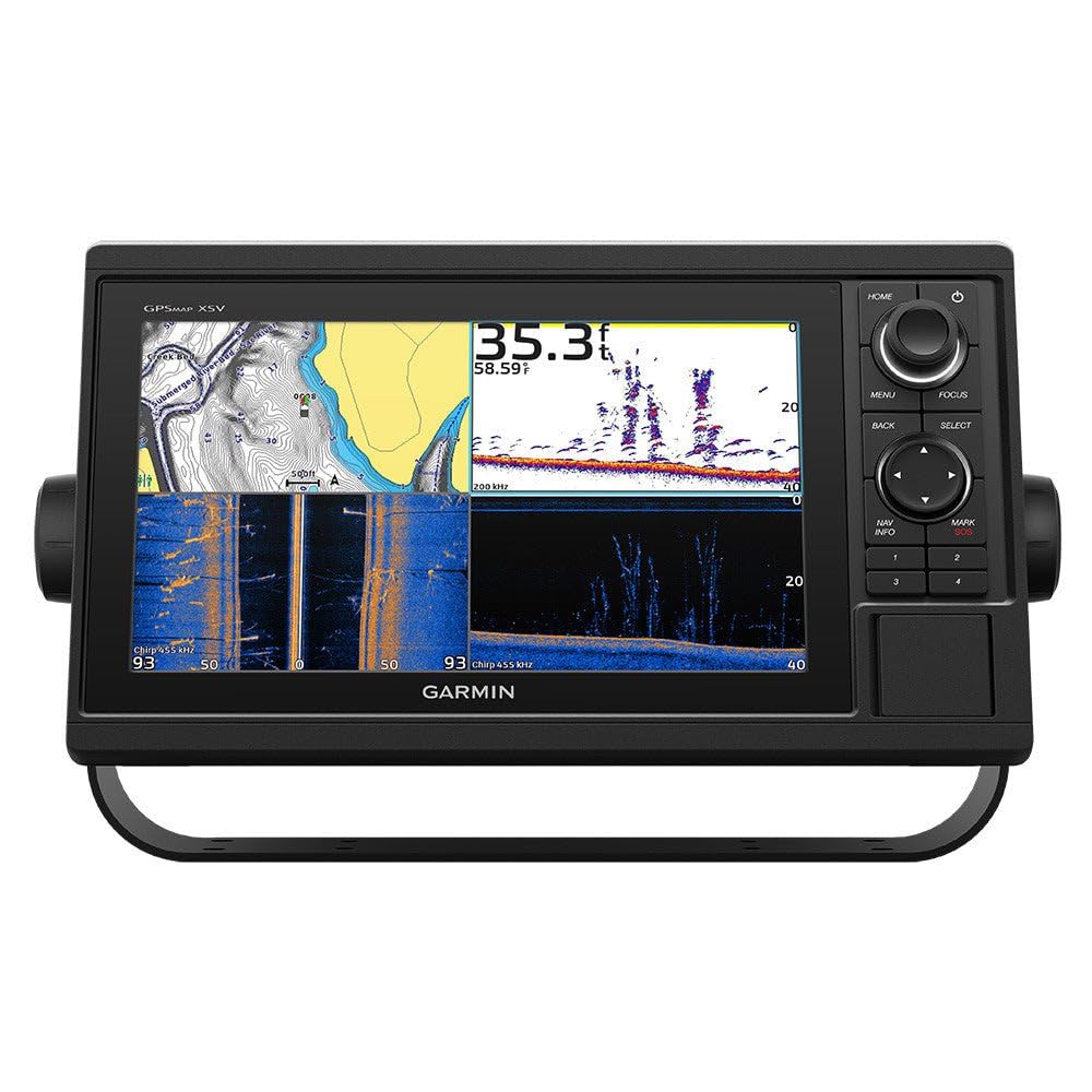 Garmin 010-01740-50 GPSMAP 1042xsv Without Transducer - 10", Navionics+, SideVu, ClearVu and Traditional Chirp