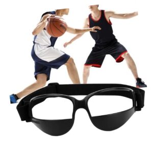 inoomp youth aid head kids goggles look player dribbling training glasses sports dribble teenagers basketball for no eye anti-low adult black equipment specs goggle team