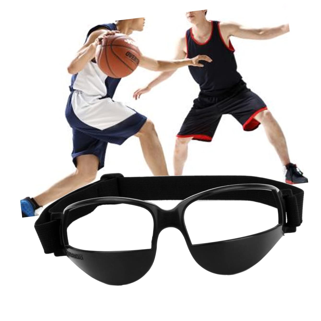 INOOMP Youth Aid Head Kids Goggles Look Player Dribbling Training Glasses Sports Dribble Teenagers Basketball for No Eye Anti-Low Adult Black Equipment Specs Goggle Team