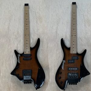 4 String Bass/ 6 String Lead Headless Tremolo Busuyi Guitar Lefty