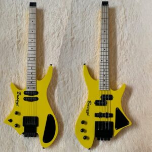 4 String Bass/ 6 String Lead Headless Tremolo Busuyi Guitar Lefty