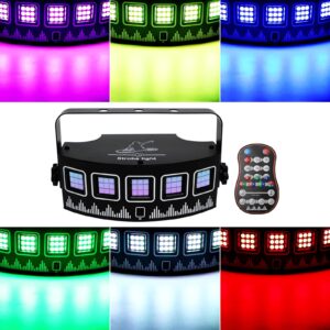 Strobe Light for Parties led Disco Dancing Party bar Mini Indoor RGB Sound Activated & Speed Control DJ Flashing Light for Parties Light