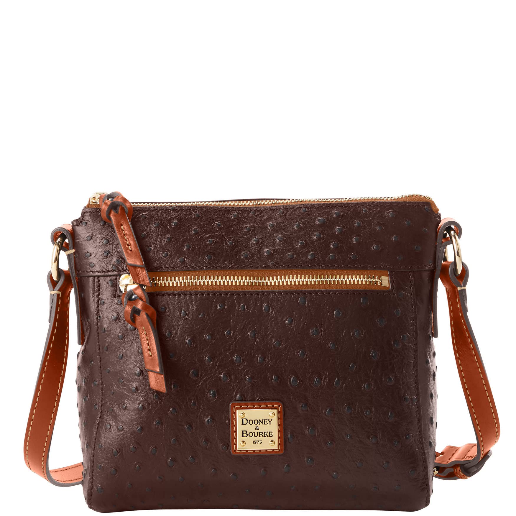 Dooney & Bourke Ostrich Allison Crossbody Shoulder Bag