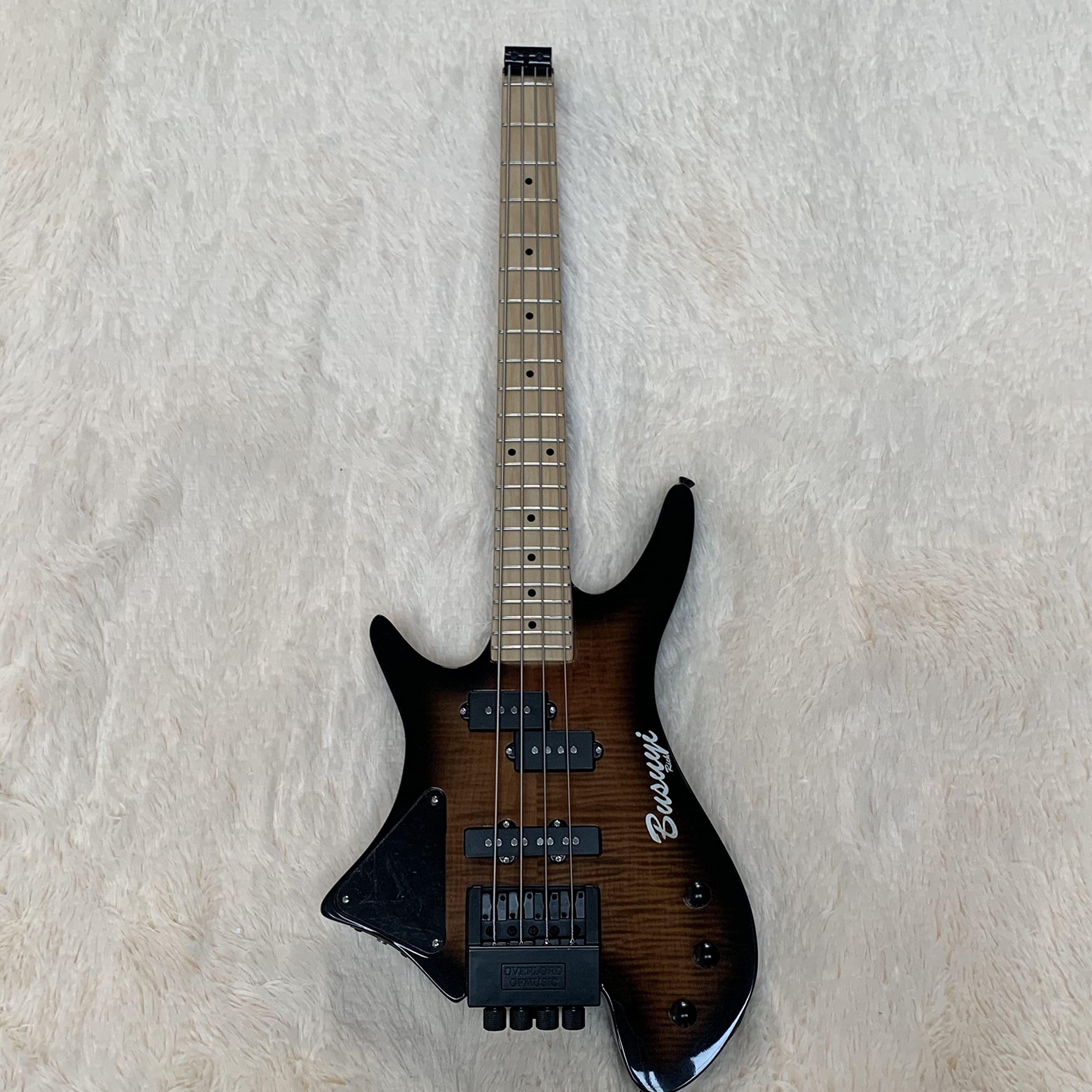 4 String Bass/ 6 String Lead Headless Tremolo Busuyi Guitar Right