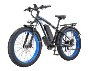 blumemo electric bike for adults 1000w, removable 48v/17.5ah battery e-bike, max 31mph,fat tire electric bicycle 26" 4.0 for trail riding/excursion/commute 21-speed shifting ul and gcc certified