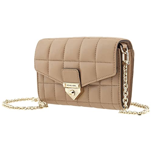 Michael Kors Camel Soho Wallet With Removable Chain Shoulder Strap